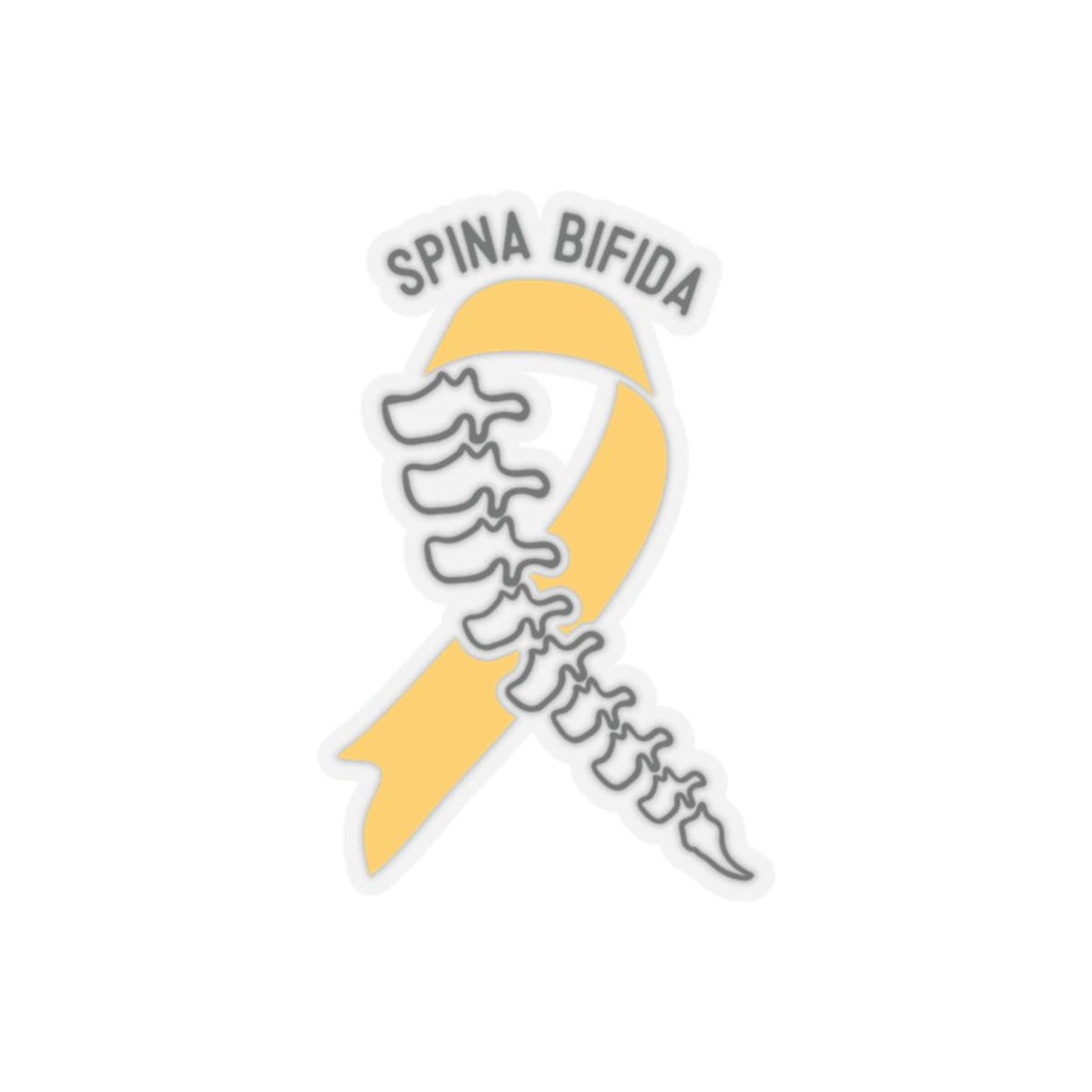 Spina Bifida Awareness Sticker, Spina Bifida Gift, Spina Bifida Support ...