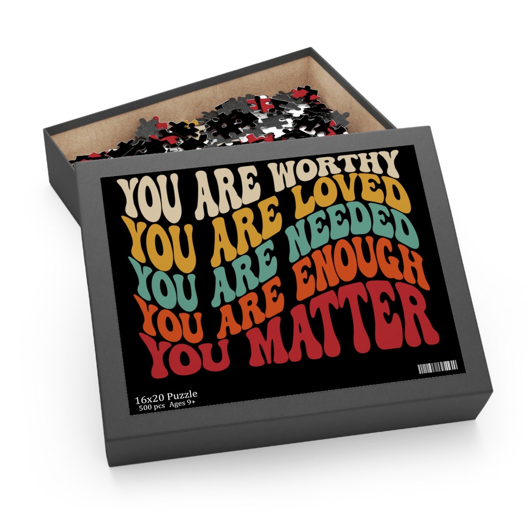 You Matter Puzzle, Kindness Puzzle, Be Kind Puzzle, Groovy Puzzle ...
