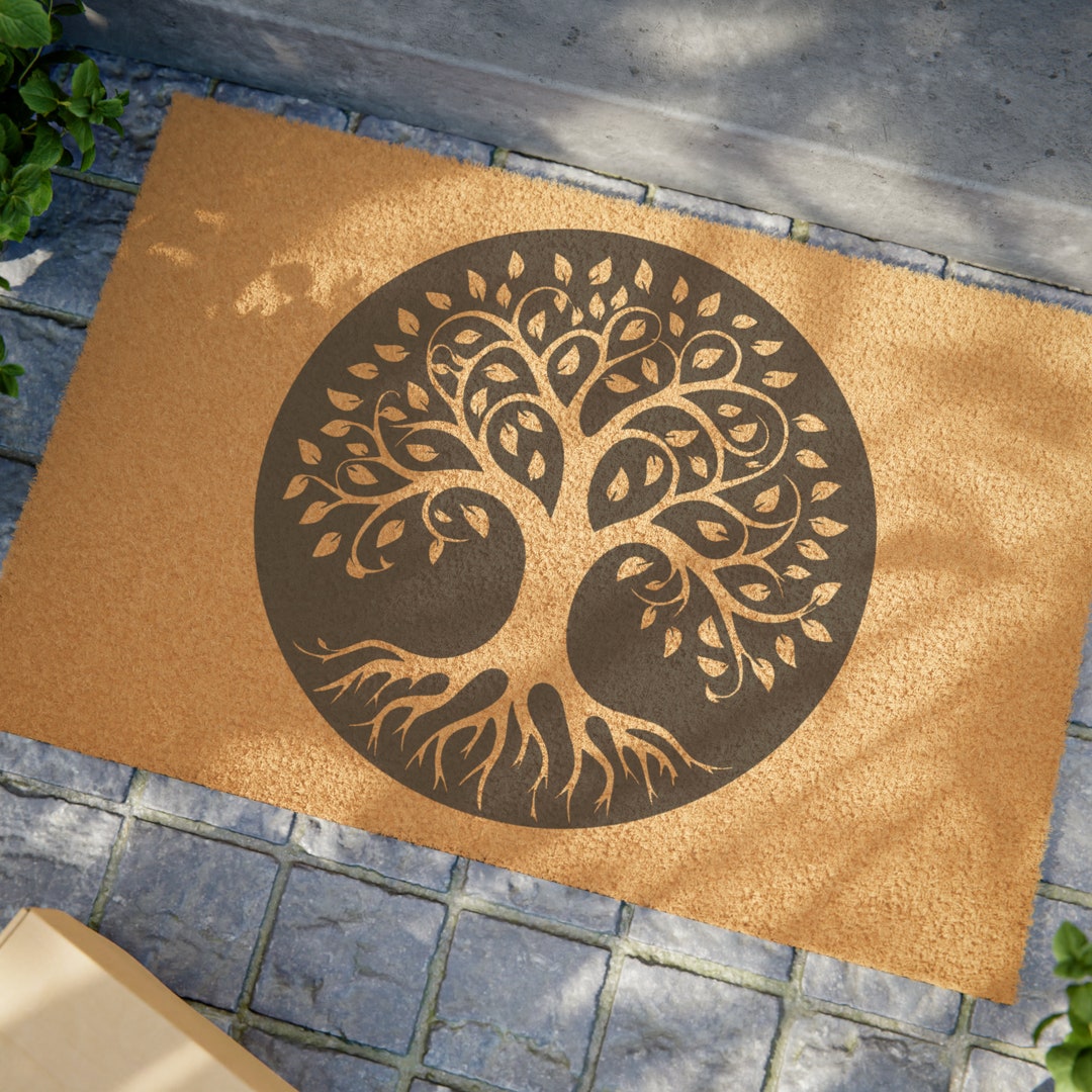 Welcome Tree of Life Door Mat | Door Mat | Tree of Life Rug | Closing ...