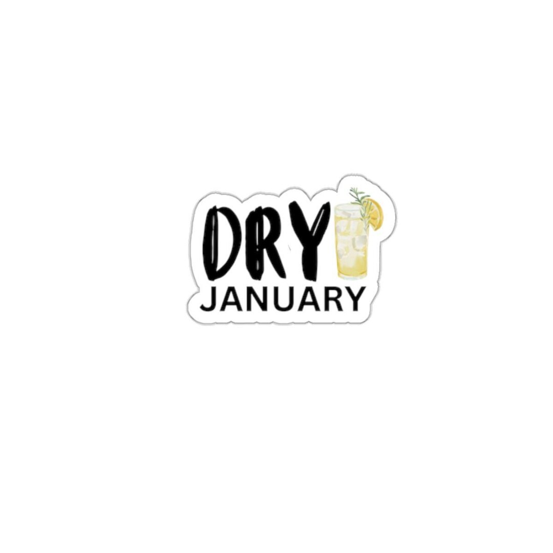 Dry January Sticker, 30 Day Countdown, Sober Countdown Decal, Dry ...