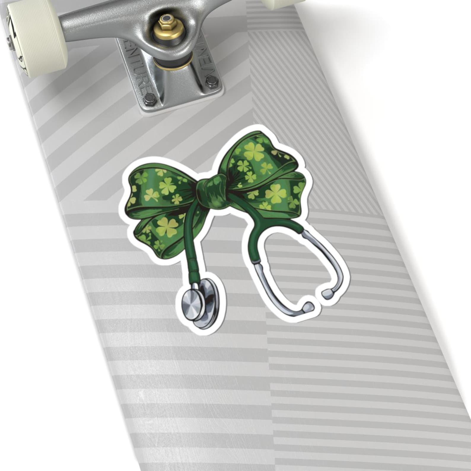 St Patrick's Day Nurse Sticker, Shamrock Medical Staff Decal ...