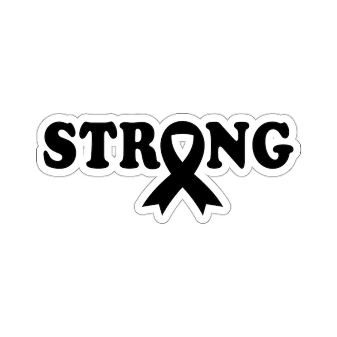 Melanoma Awareness Sticker, Black Ribbon, Skin Cancer, Car Window ...