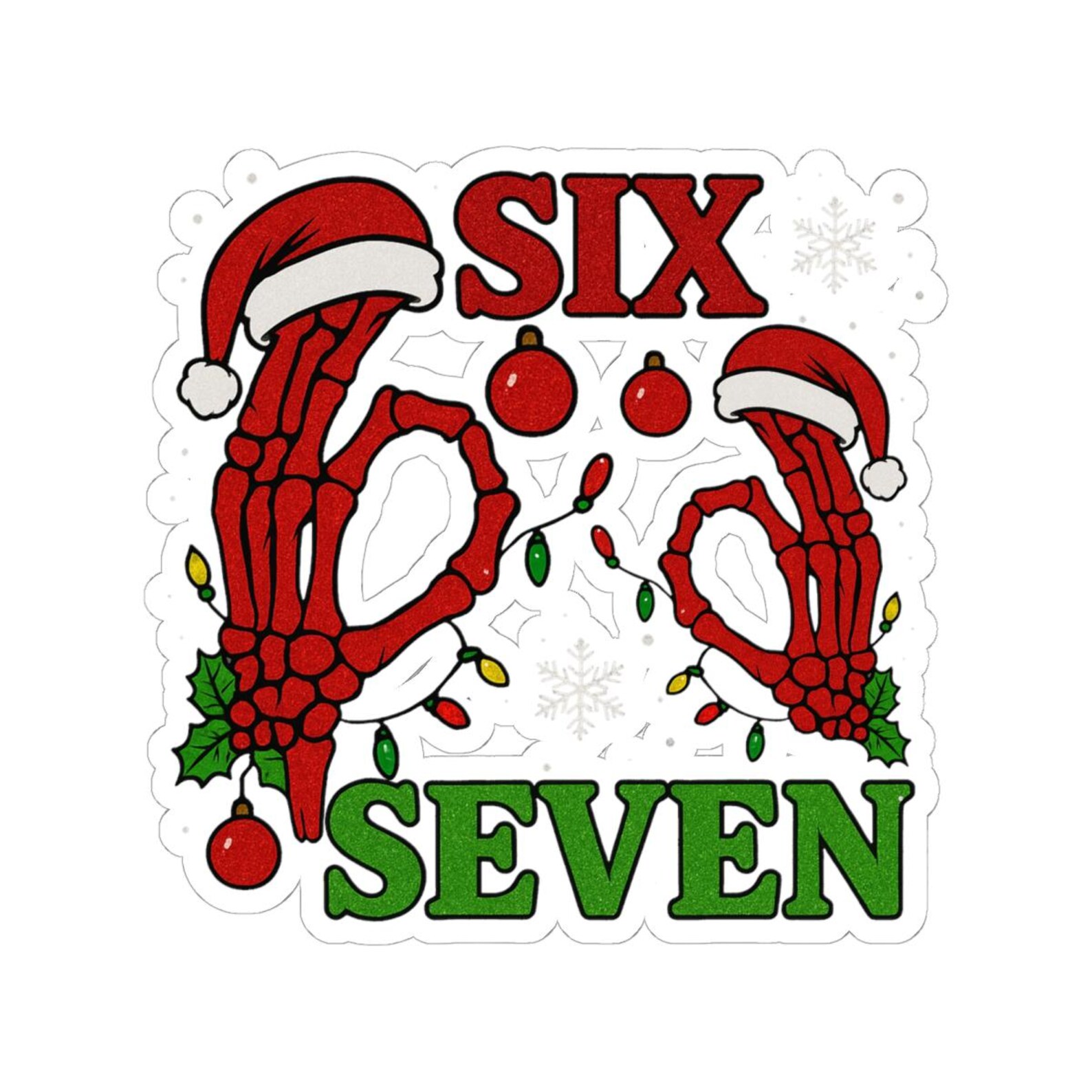 Festive Holiday 67 Stickers, Christmas Stickers, Holiday Decor, Gift ...