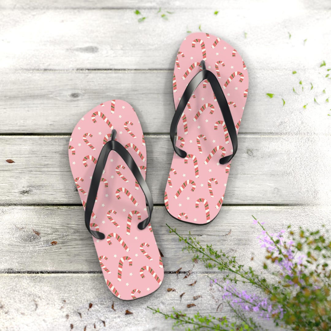 Christmas Flip-flop, Secret Santa Gift, Vacation Sandal, Christmas ...