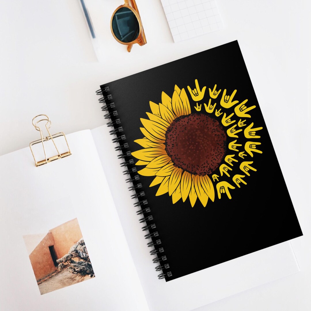 American Sign Language Journal Notebook, Dream Journal ASL Teacher Gift ...