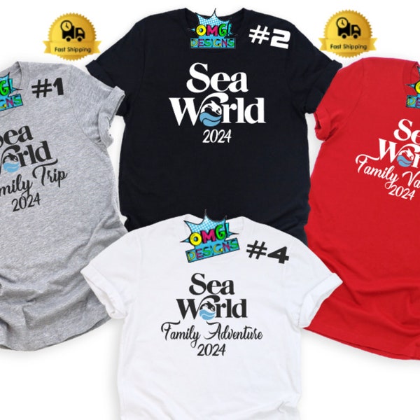 Family Seaworld Shirts 2024 - Etsy