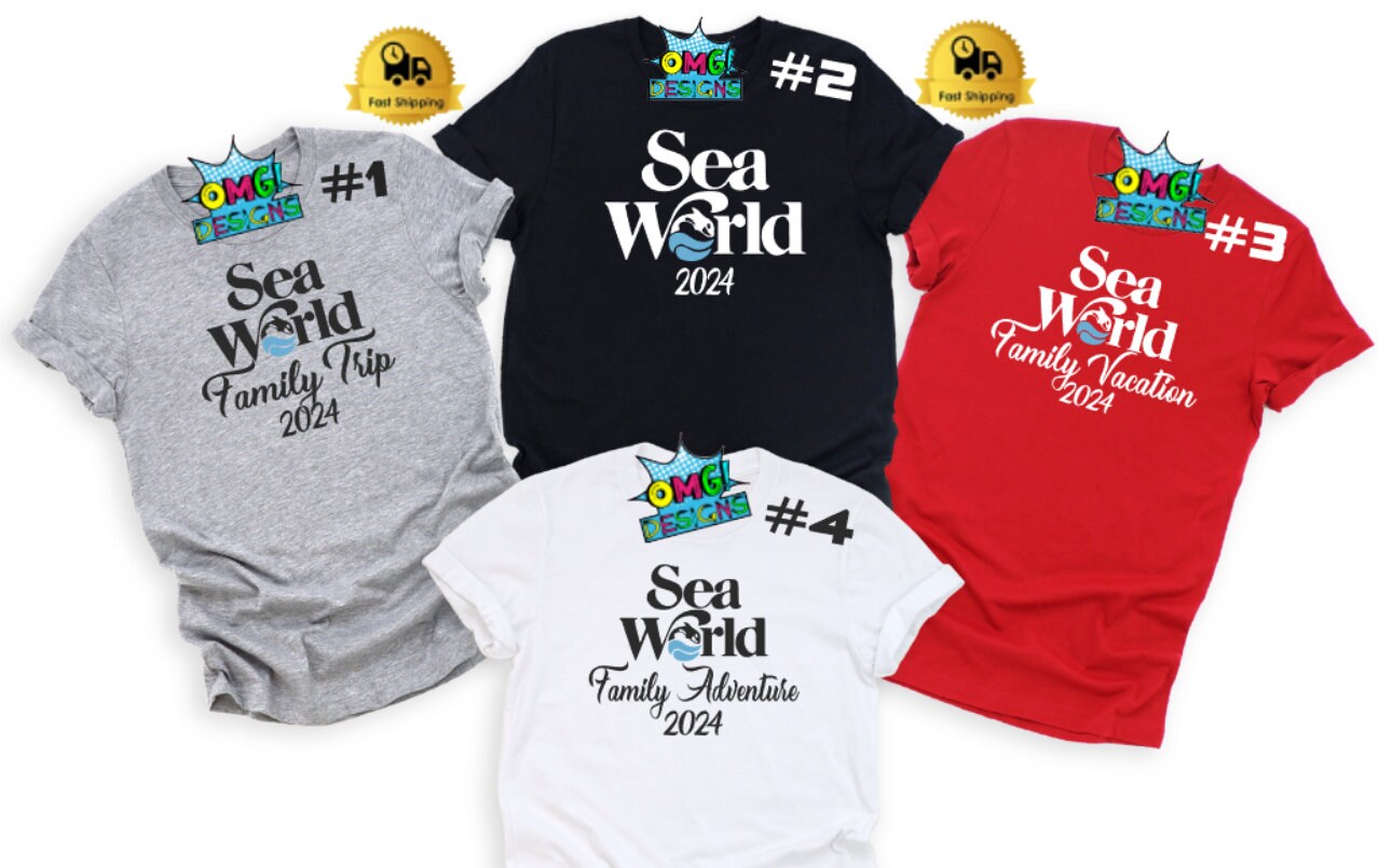 Seaworld 2024 Shirt, Seaworld Shirt, Seaworld T-shirt, Seaworld Family ...