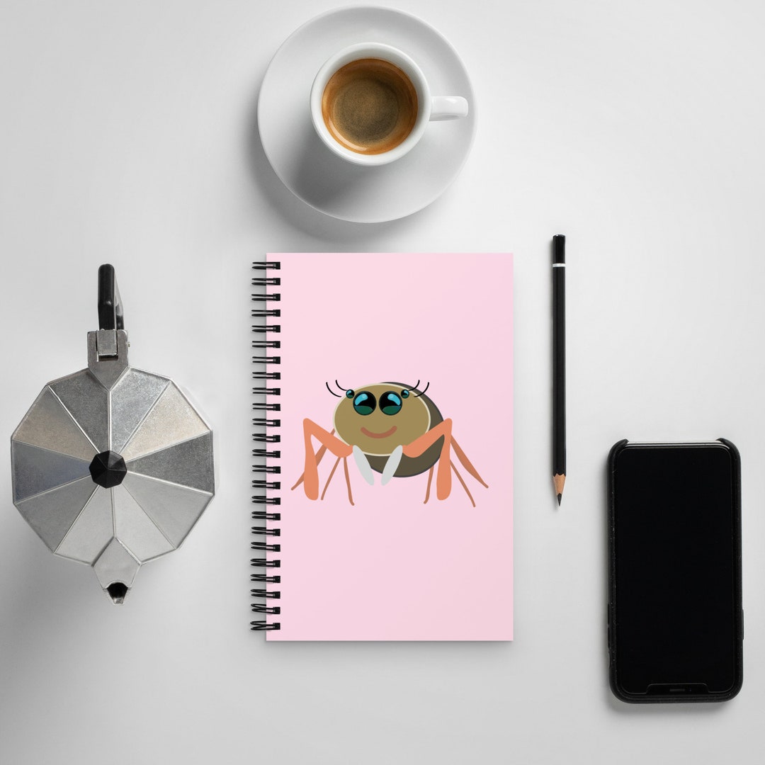 Spiral Notebook Jumping Spider - Etsy