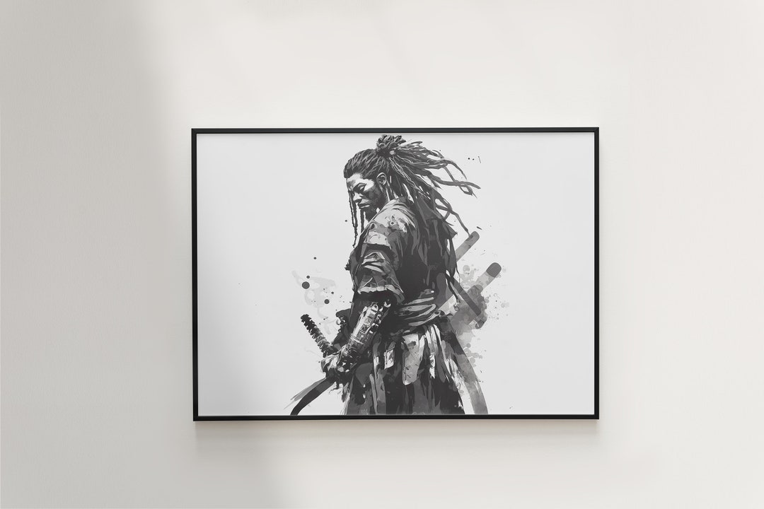 Rasta Samurai Digital Art | Digital Prints | Canvas Prints | Home Decor ...