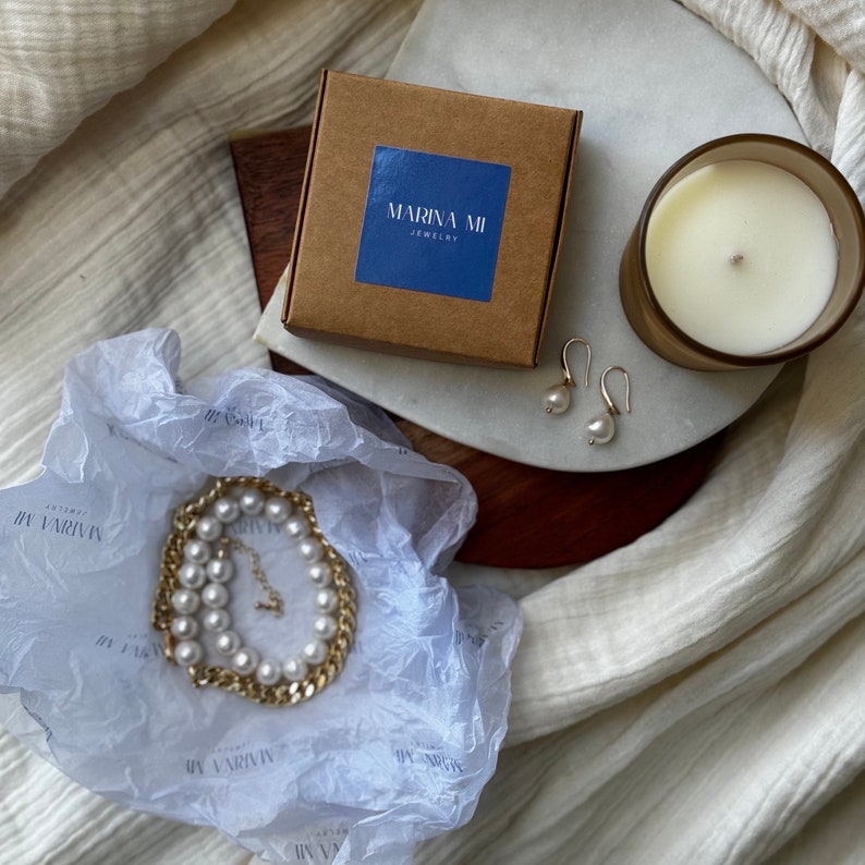 Coquette Old Money Aesthetiс Pearl Chain Choker Necklace, Homemade ...