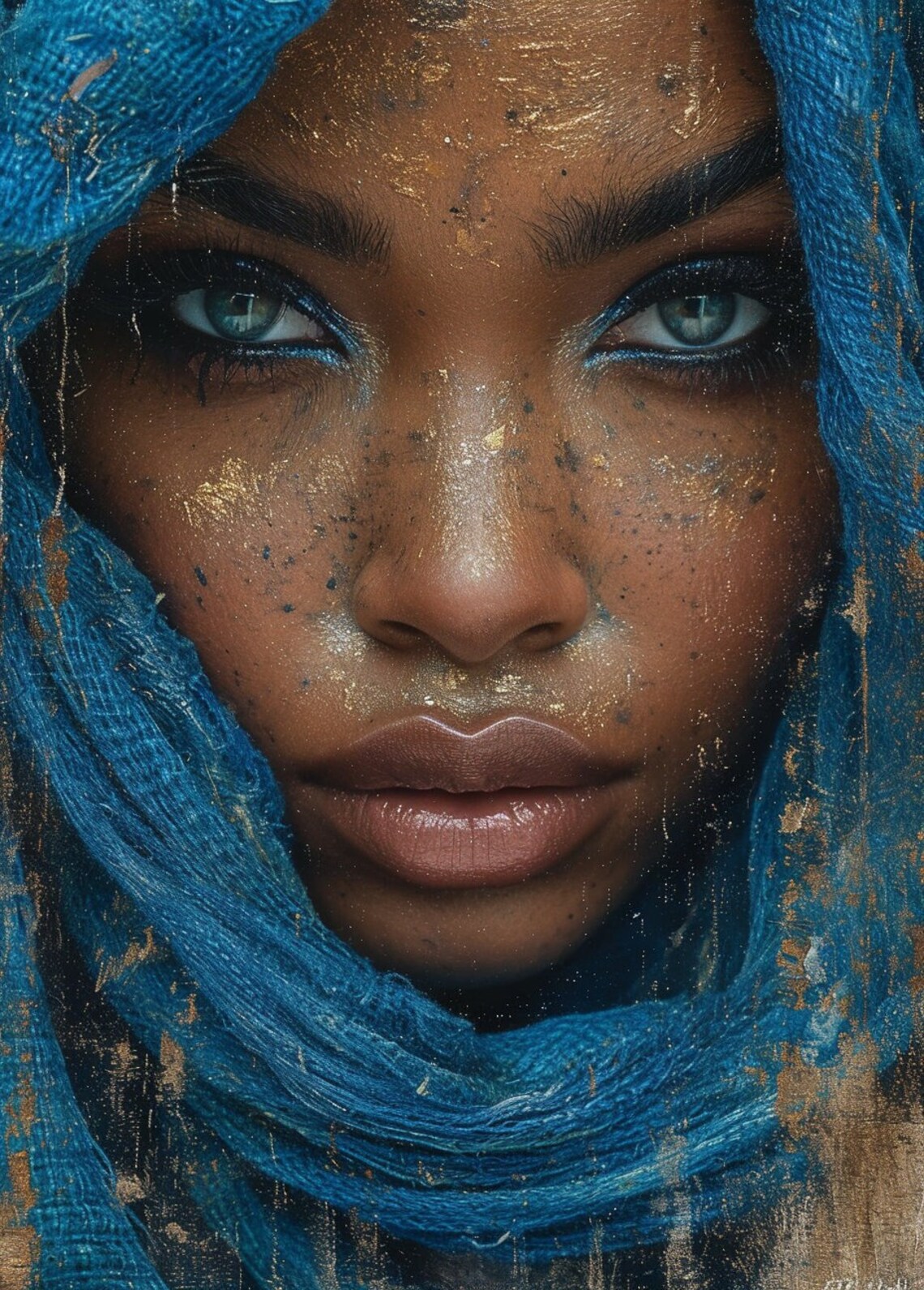 Urban Graffiti Style Portrait - Digital Download - Black Woman With ...