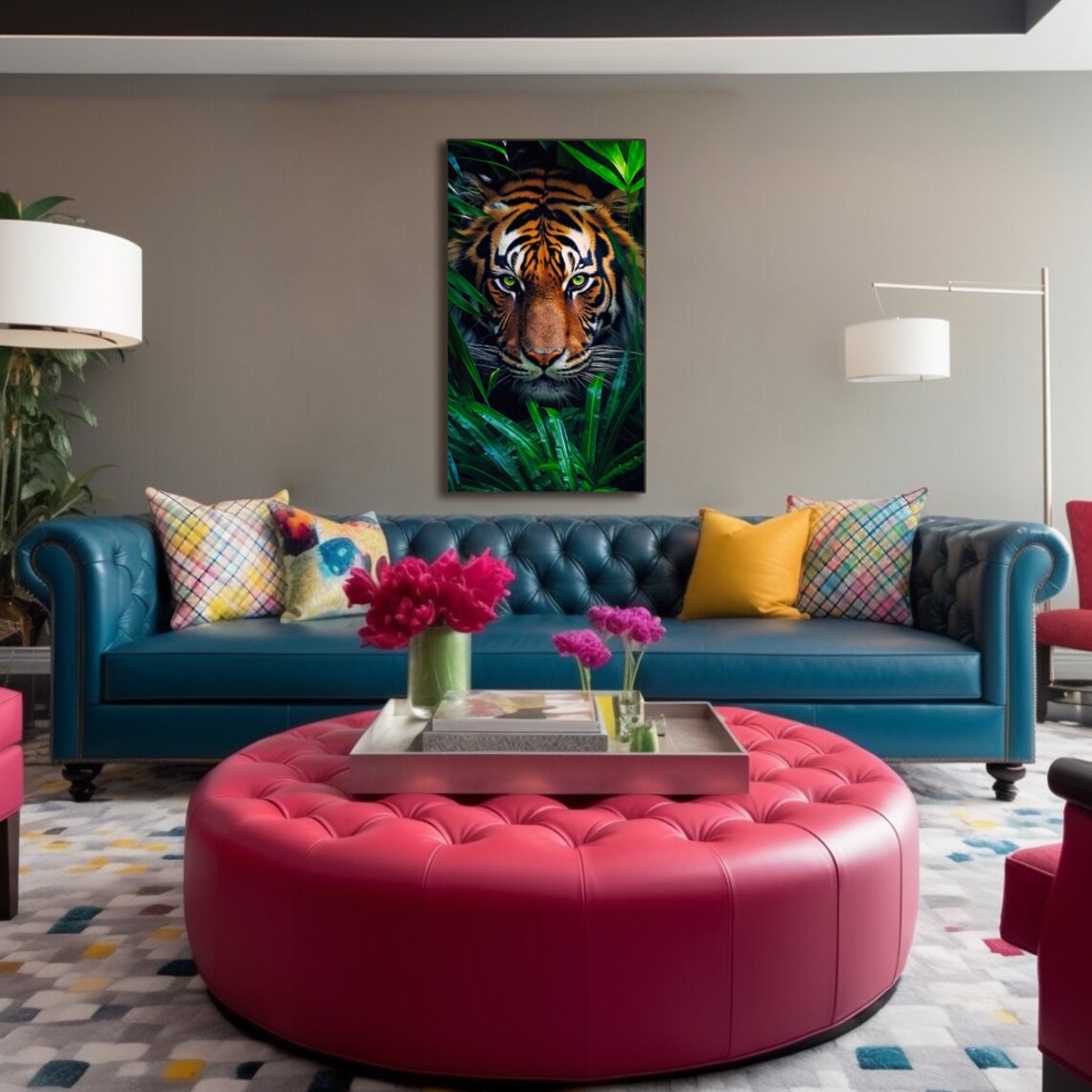 Raging Royalty: Majestic Tiger in the Wild - High-resolution Digital ...