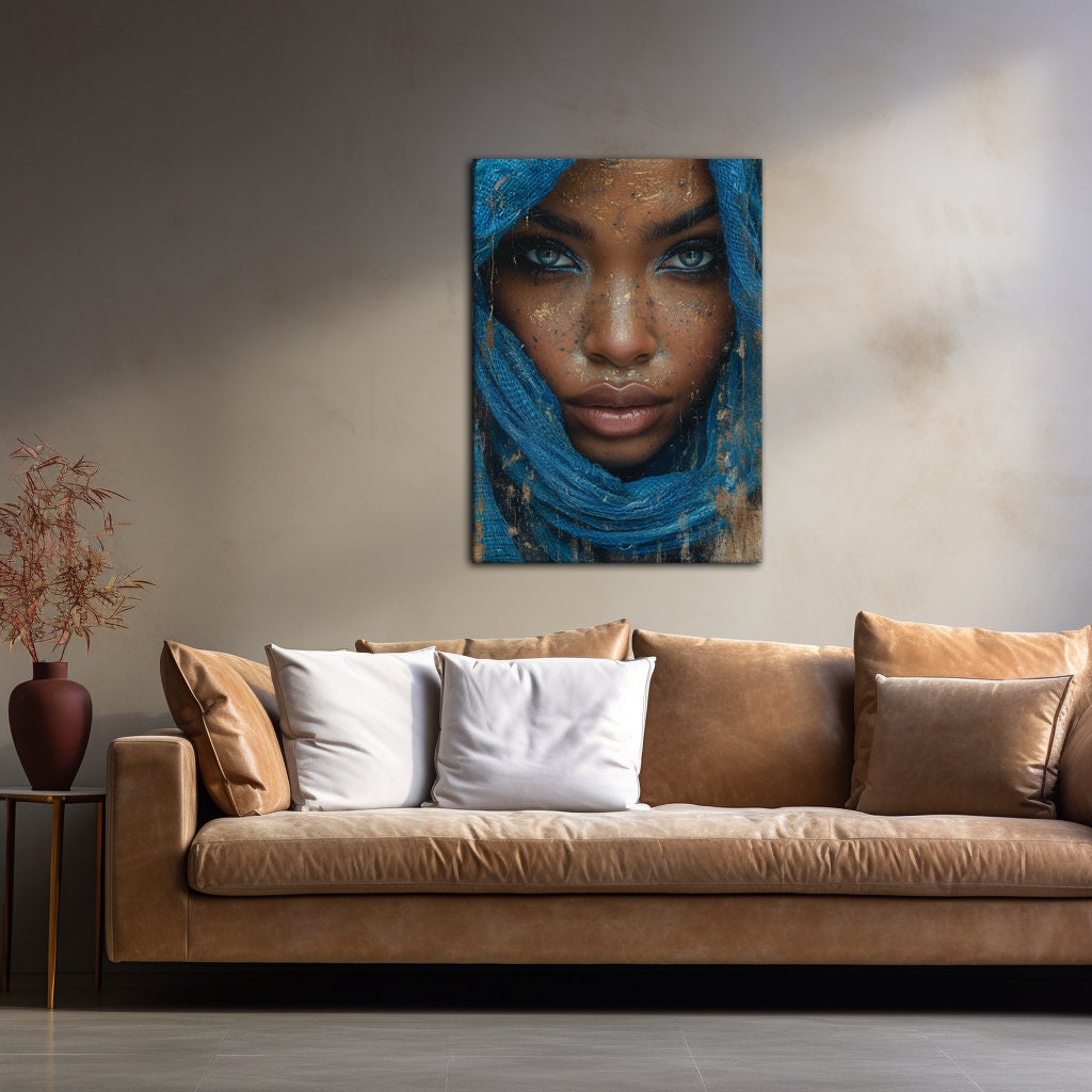 Urban Graffiti Style Portrait - Digital Download - Black Woman With ...