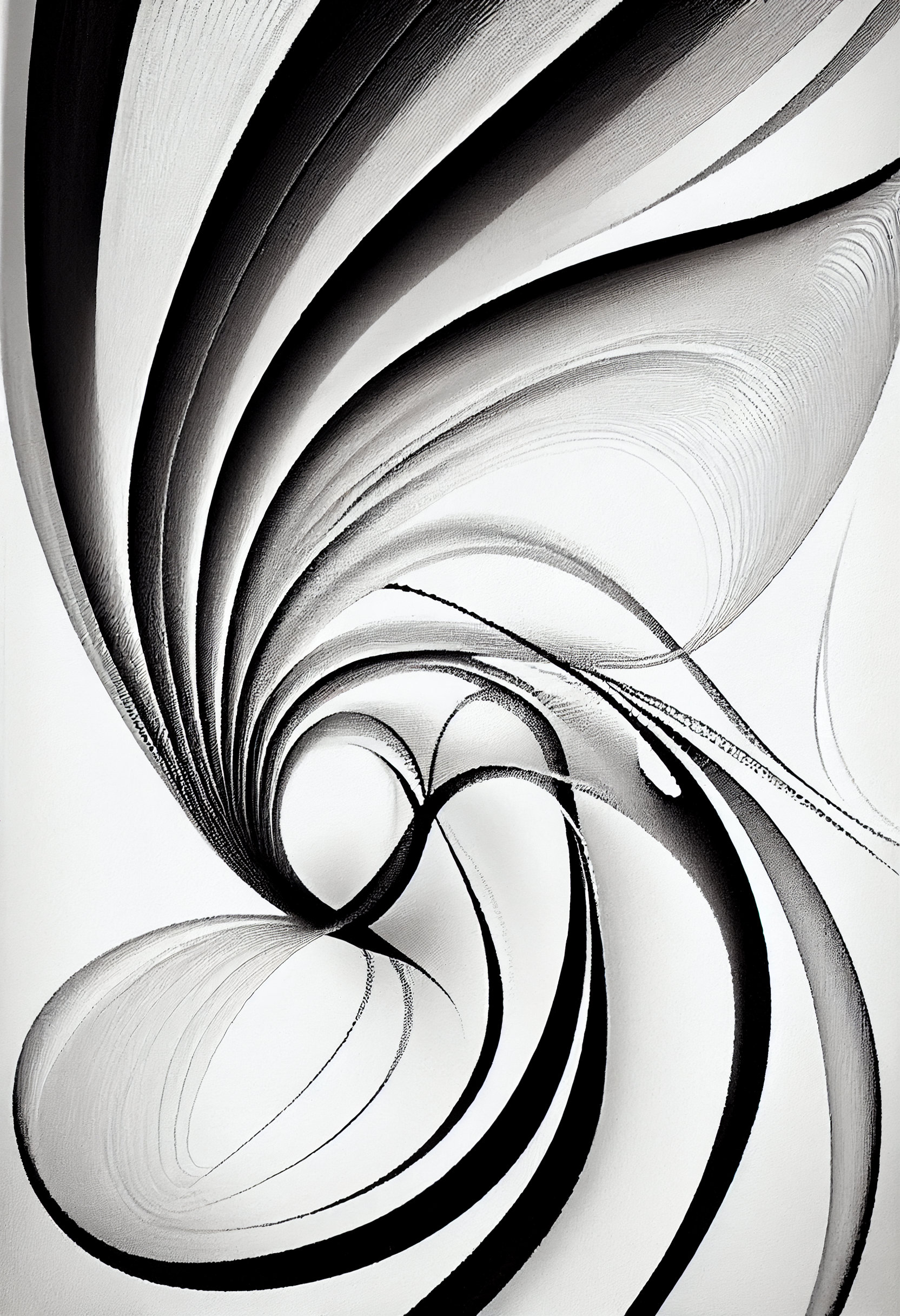 Black Lines Set of 3 Black Abstract Art Print, Abstract Wall Set ...