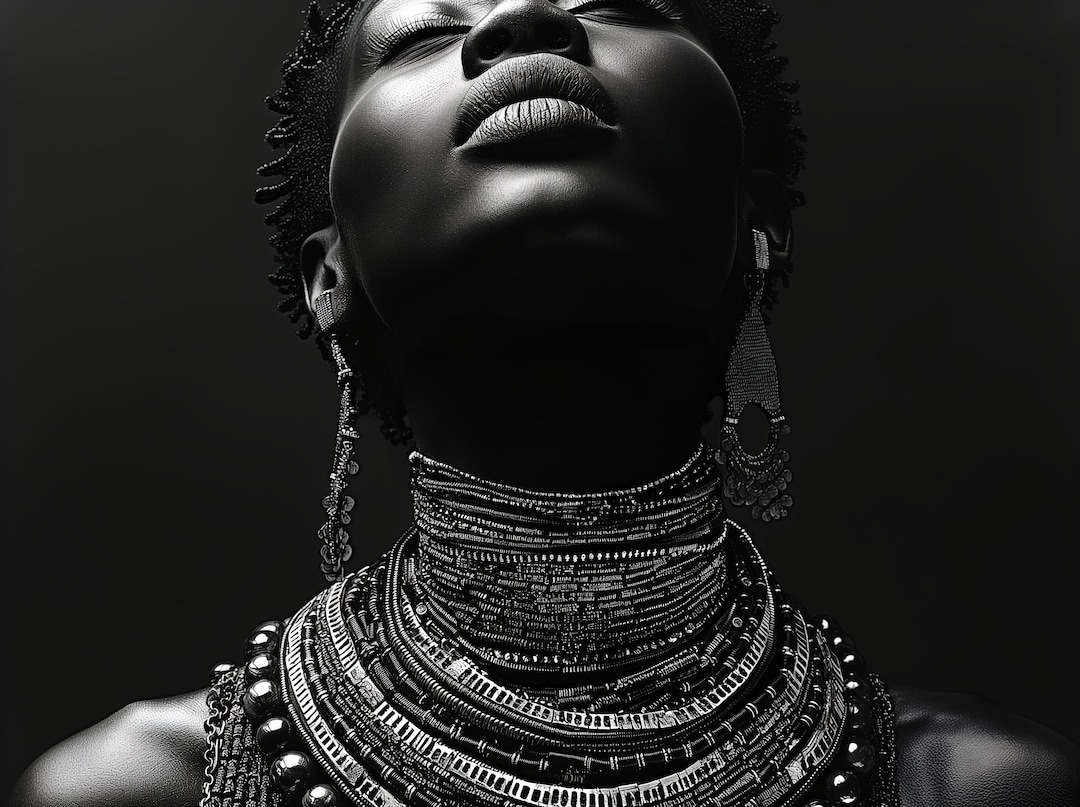 Black and White Art, Black Woman Art, Museum Poster, Artwork Print ...