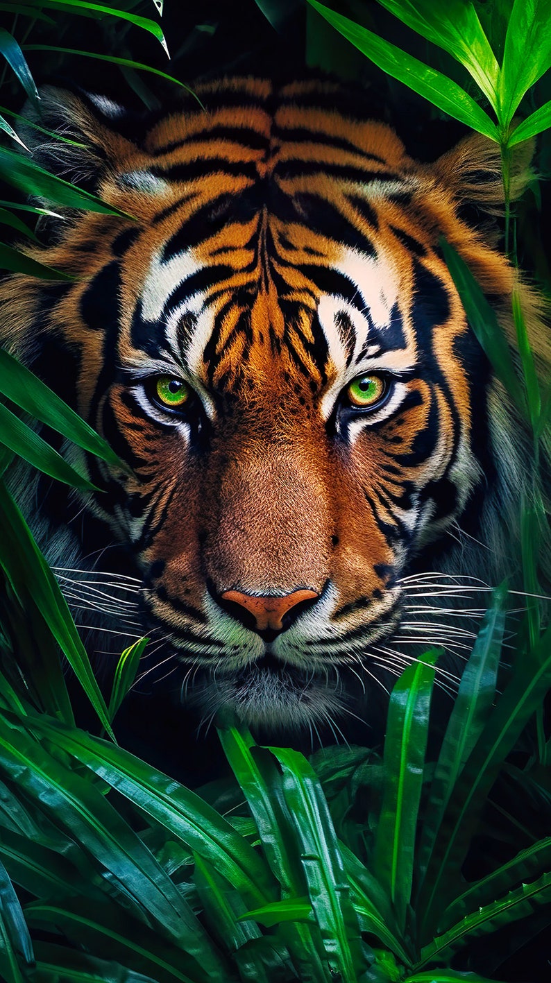 Raging Royalty: Majestic Tiger in the Wild - High-resolution Digital ...