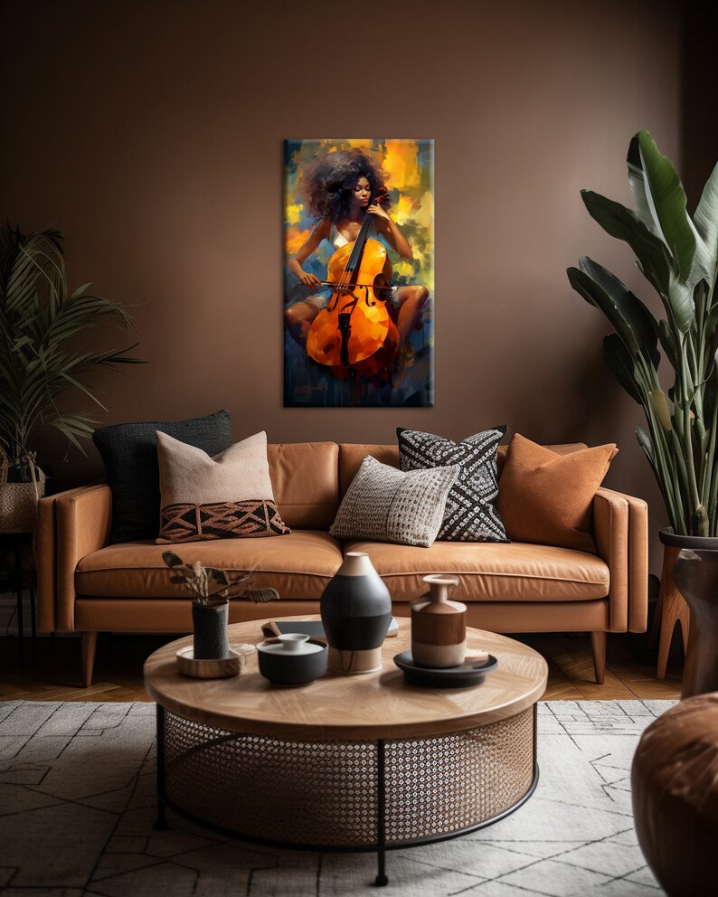 Digital Download Art Sensual Curvy Woman With Cello Ink - Etsy
