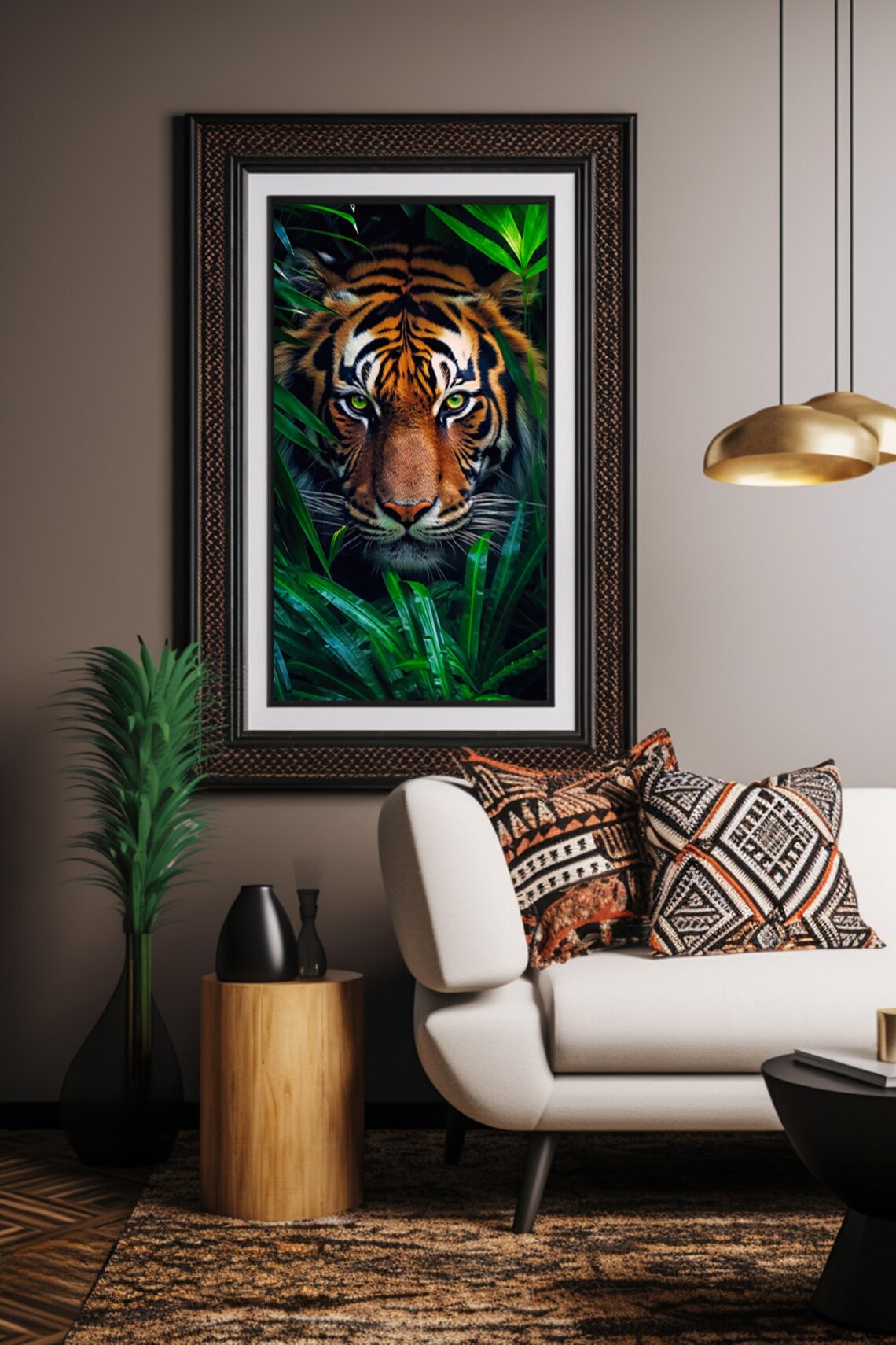 Raging Royalty: Majestic Tiger in the Wild - High-resolution Digital ...