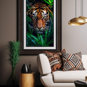 Raging Royalty: Majestic Tiger in the Wild - High-resolution Digital ...