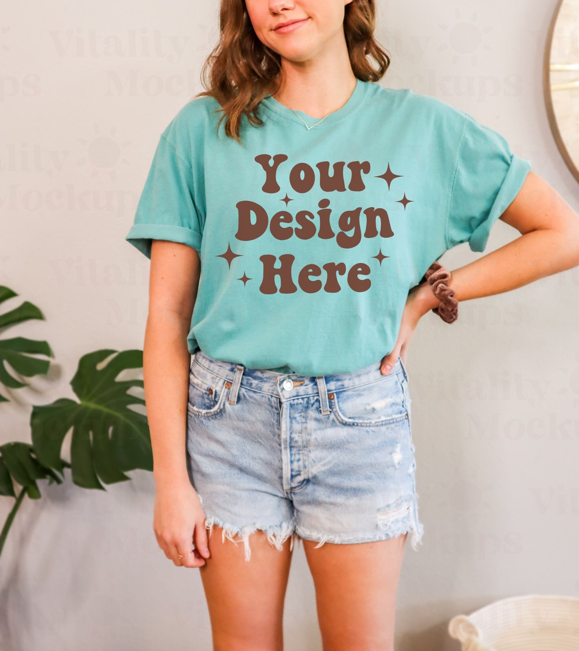 Comfort Colors Mockup Seafoam Comfort Colors 1717 Mockup - Etsy
