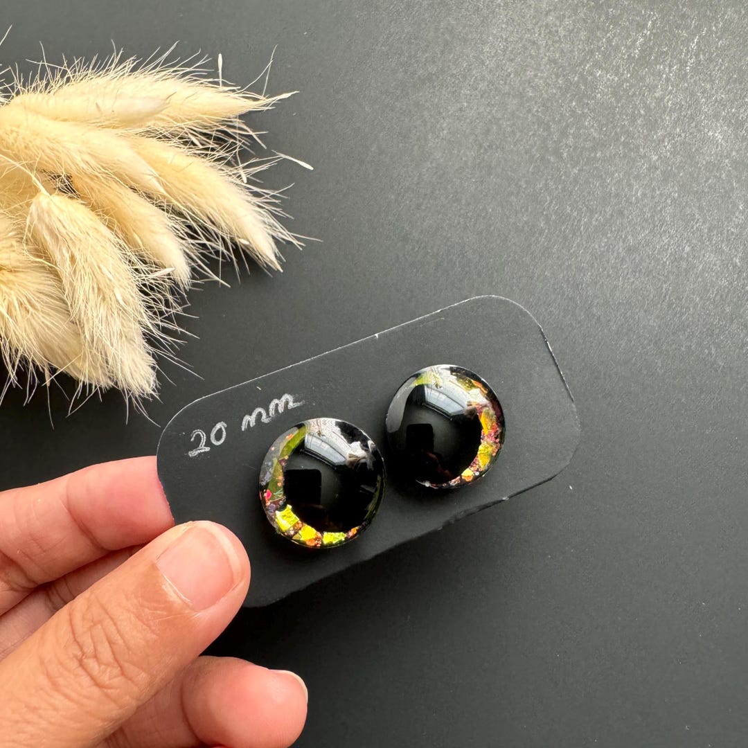 Hand Painted Eyes, Safety Eyes, Glitter Eyes, Eyes for Plush, Eyes for ...