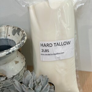 Grass Fed Hard Tallow- 2 Lbs Suet All Natural. Pure and Rendered. - Etsy