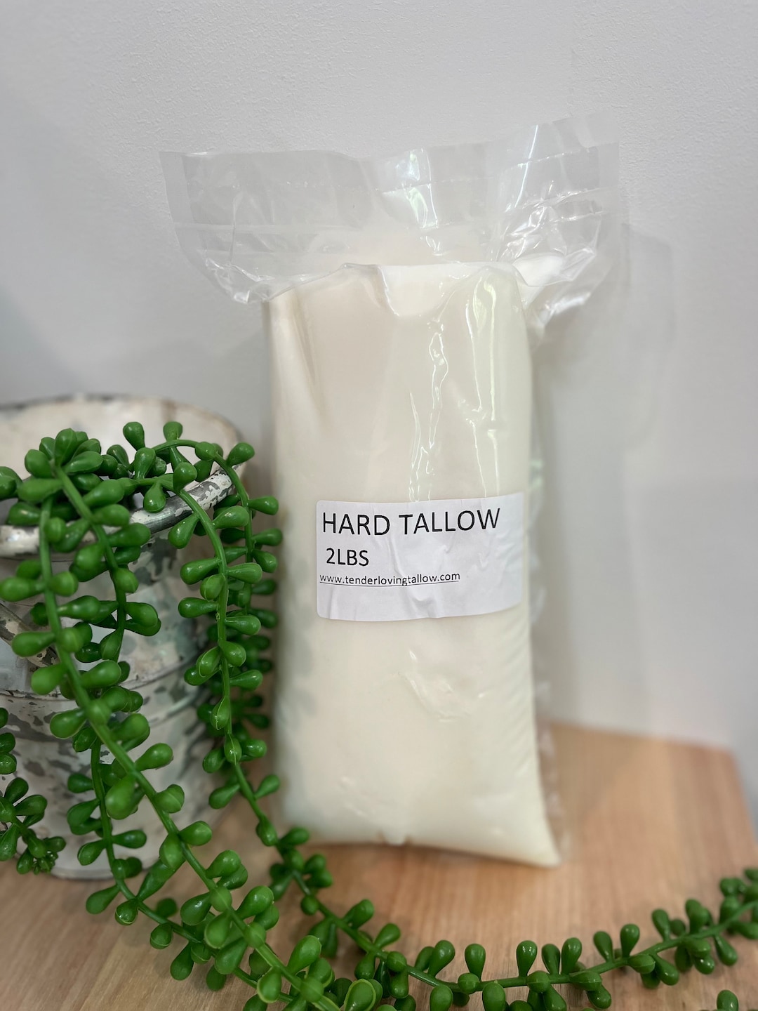 Grass Fed Hard Tallow- 2 Lbs Suet All Natural. Pure and Rendered. - Etsy