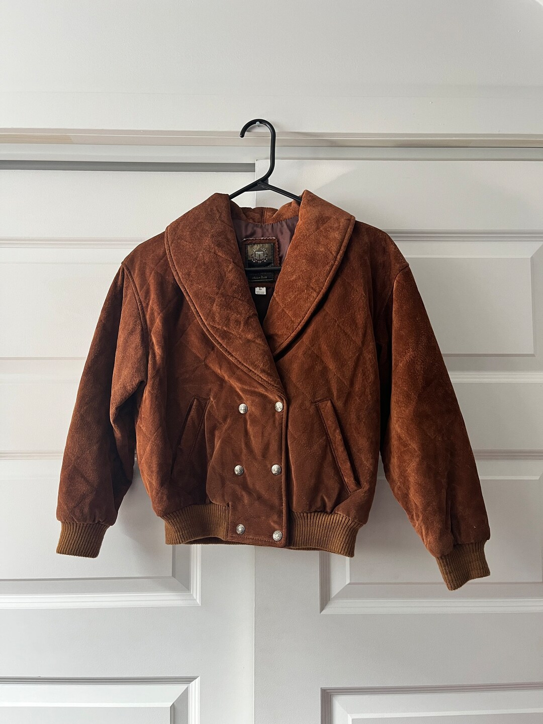 Vintage Laurence Roy Suede Cropped Bomber Jacket - Women’s S | Unisex ...