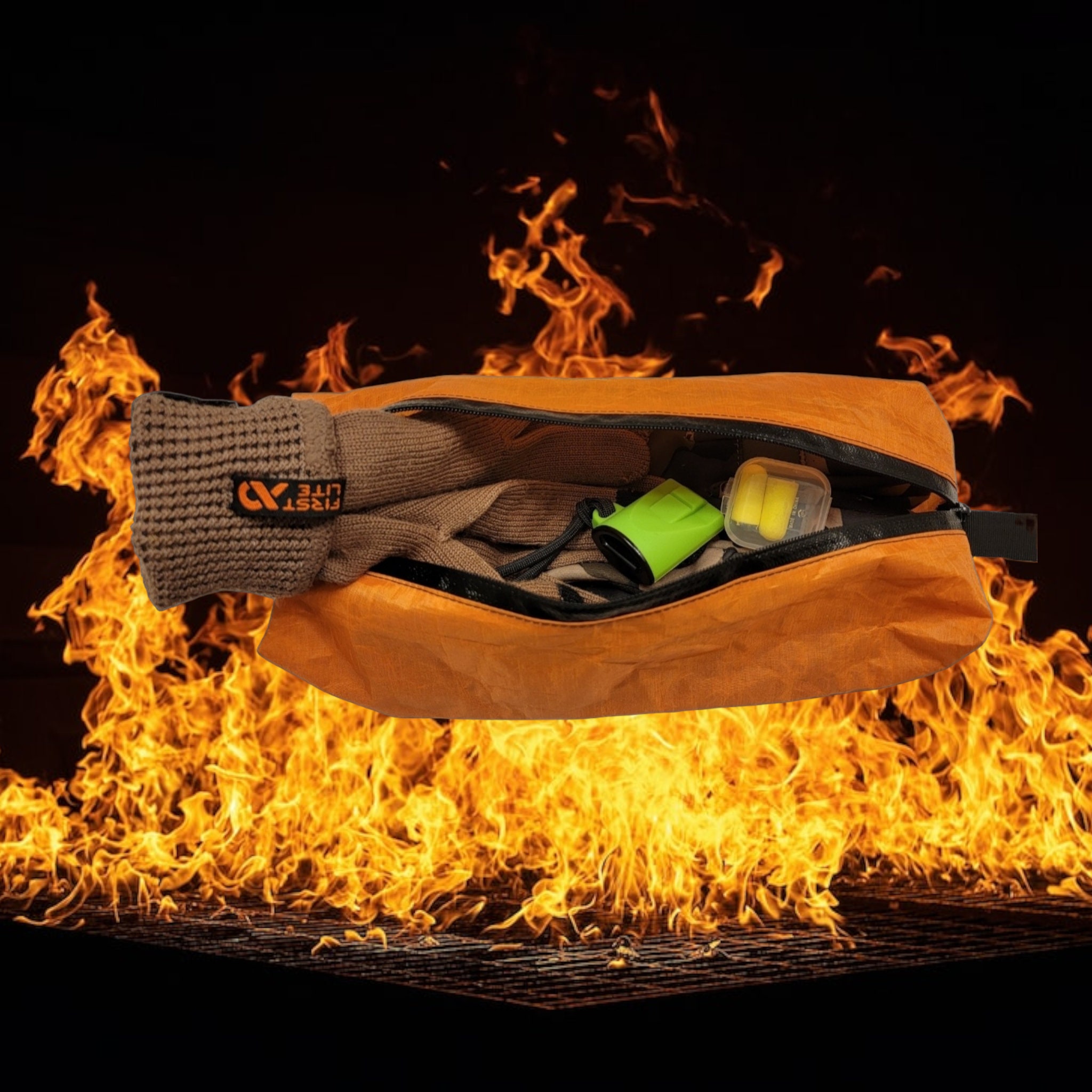 Dyneema Fire Orange Cache Pack - Etsy