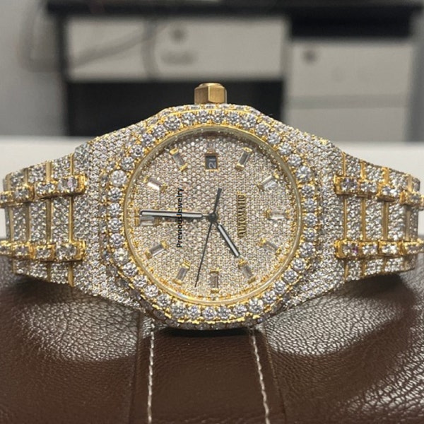 Lab Diamond Watch - Etsy