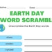 PRINTABLE Earth Day Word Scramble With Answer Key - Etsy