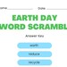 PRINTABLE Earth Day Word Scramble With Answer Key - Etsy