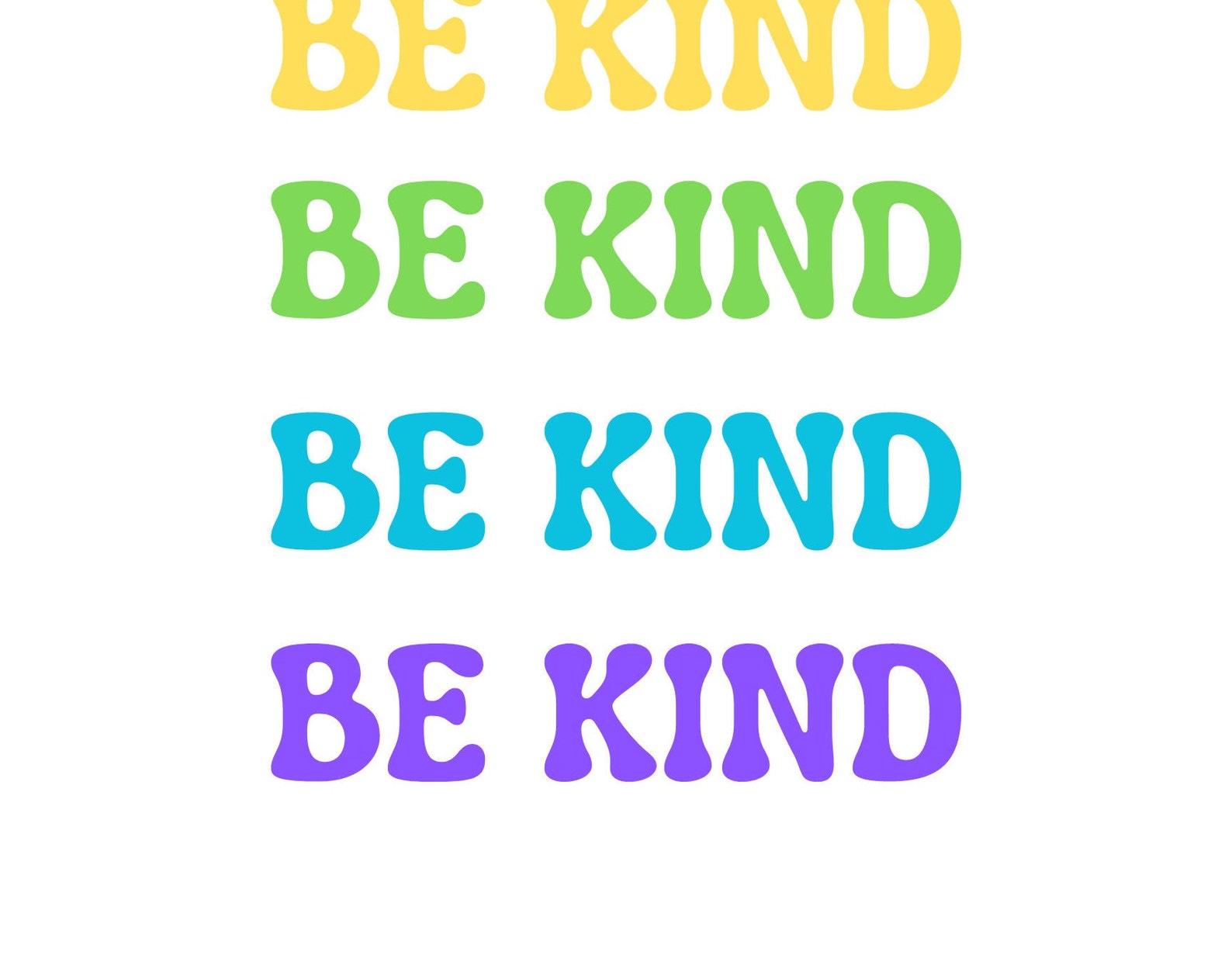 Be Kind Classroom Poster - Etsy