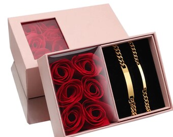 Floral Eternal Rose Gift Box Romantic - Etsy