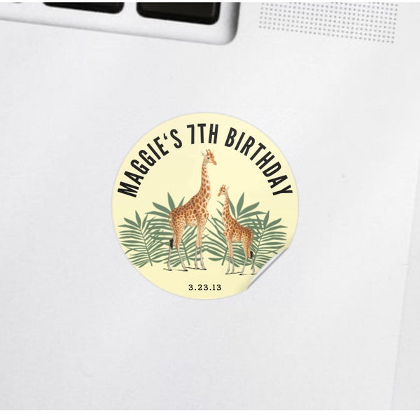 Giraffe Label - Etsy