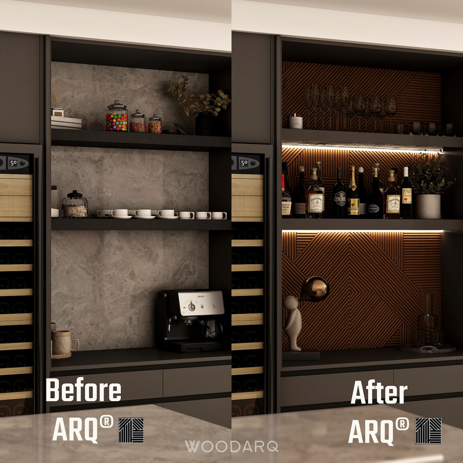 ARQ® Natural Solid Wood Wall Panels by WOODARQ - Etsy