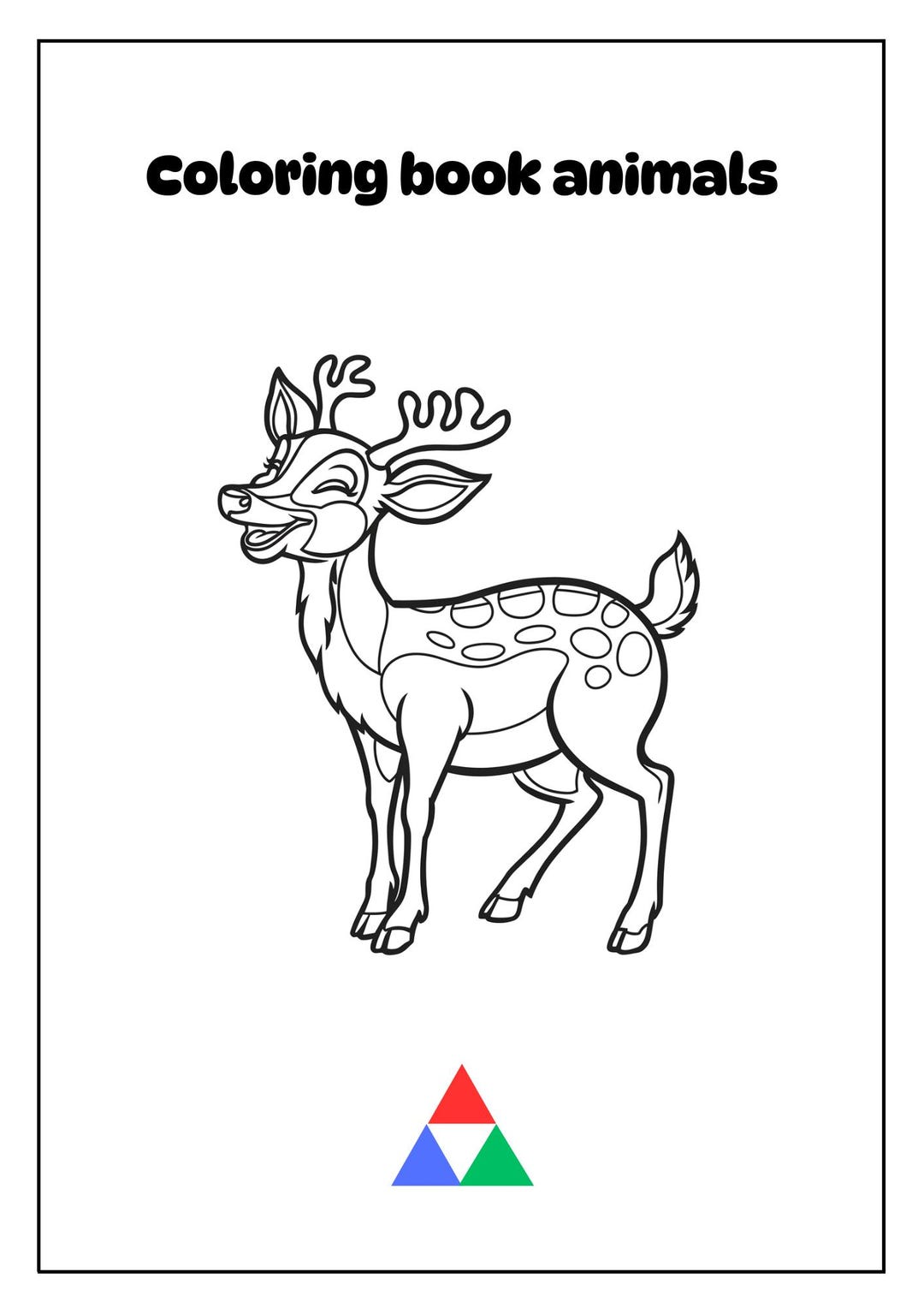 12 Pages of Print Templates for Coloring Books for Children, File PDF ...