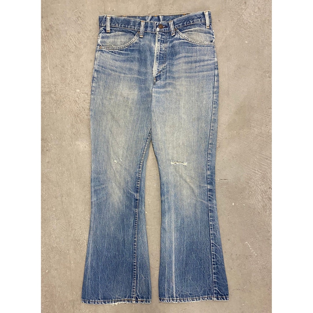 RARE Faded Orange Tab Levi's 646 Bell Bottoms Flared Jeans Denim Pants 32/30 - Etsy