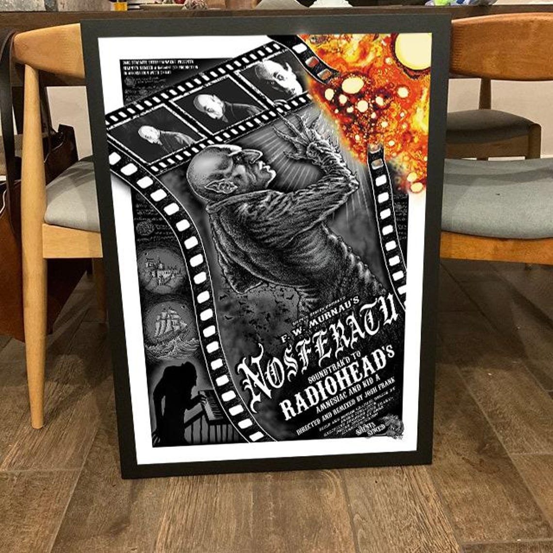 Nosferatu With Radiohead Poster, Home Decor - Etsy