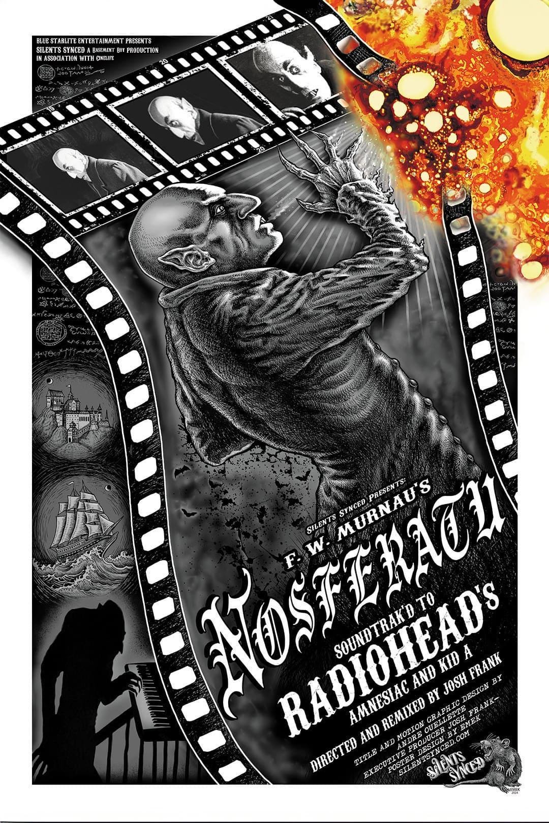 Nosferatu With Radiohead Poster, Home Decor - Etsy