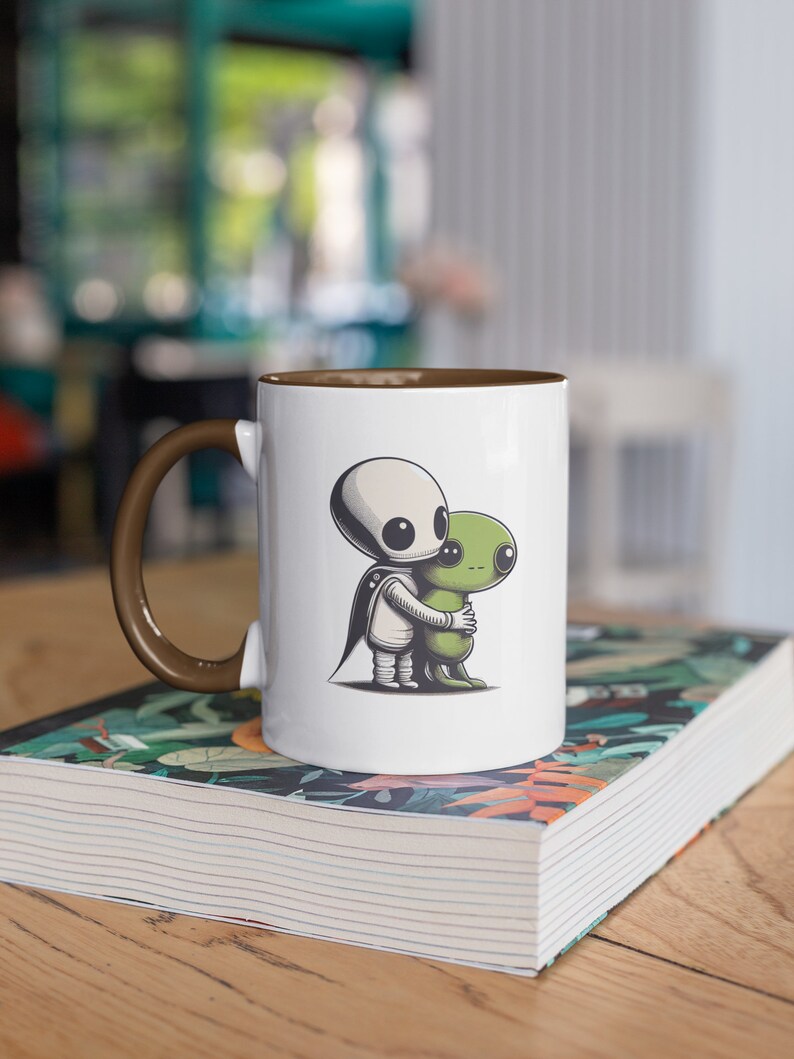 Png Cute Aliens Hug, Cryptid Print, Cute Alien/cryptid Printable ...