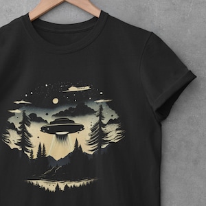 UFO Mountains Shirt, UFO Tee, Ufo Tshirt, Space Tshirt, Shirt for Women ...