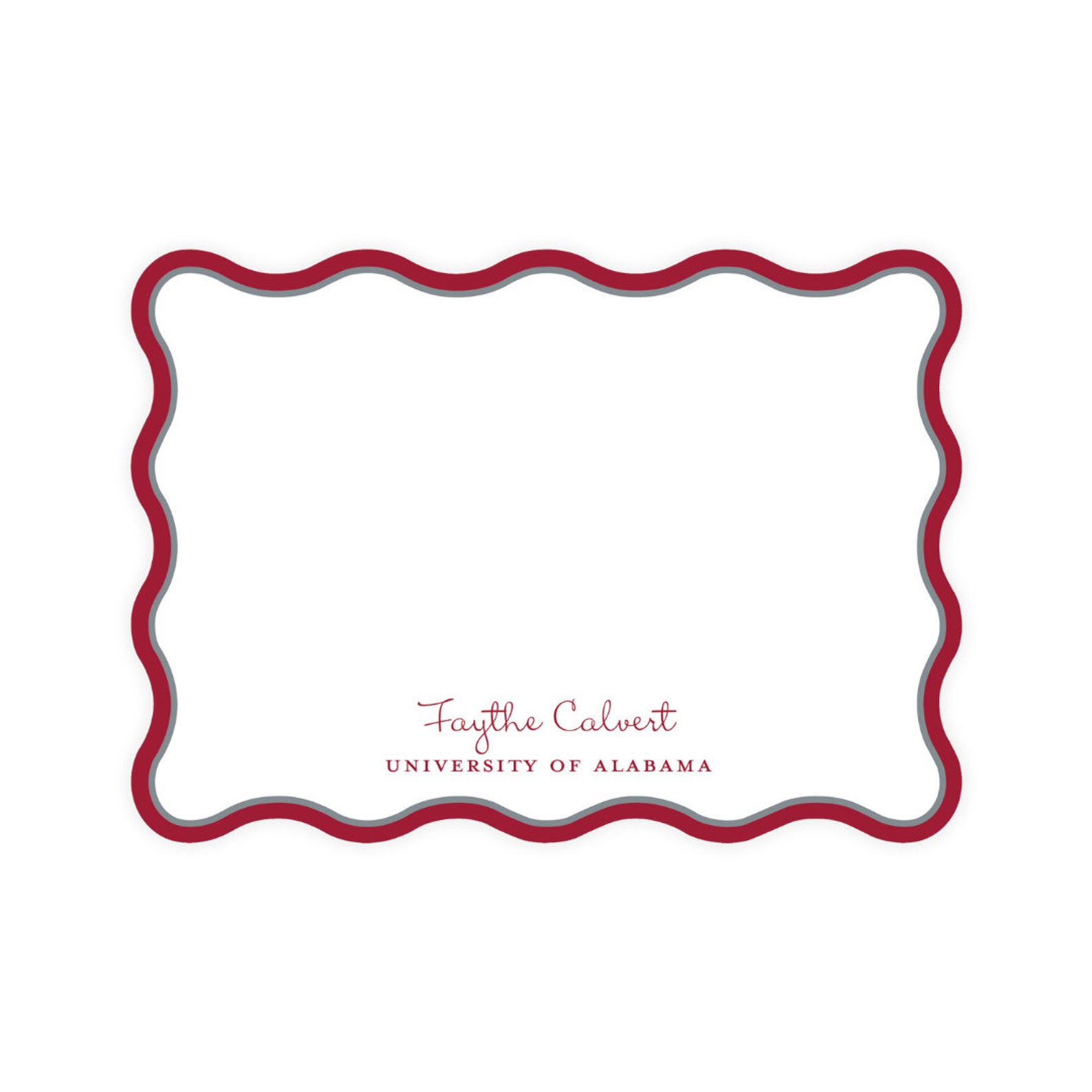 Tuscaloosa Alabama Stationery, University of Alabama, College ...