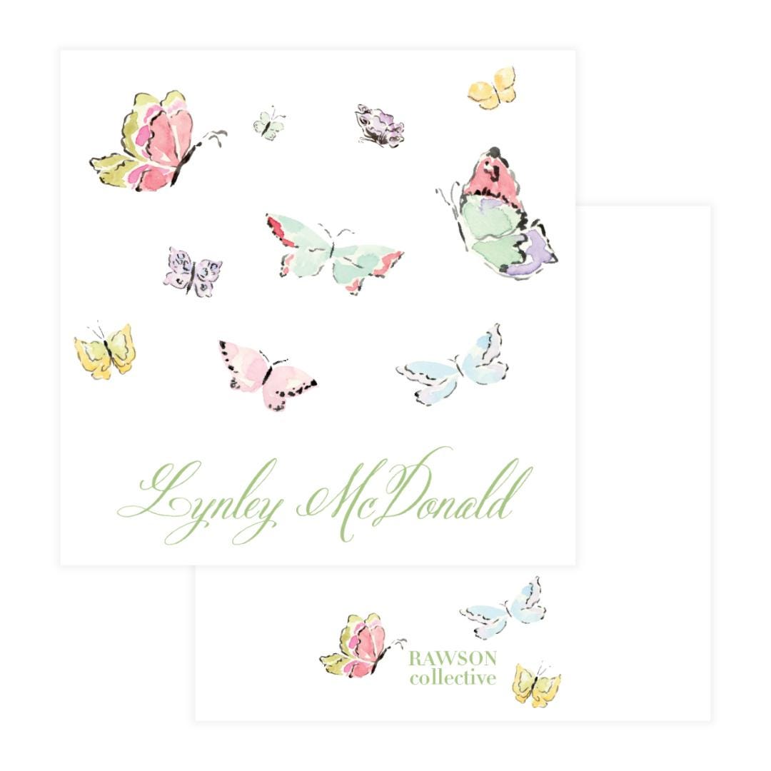 Watercolor Butterfly Gift Tags, Custom Personalized Gift Tags ...