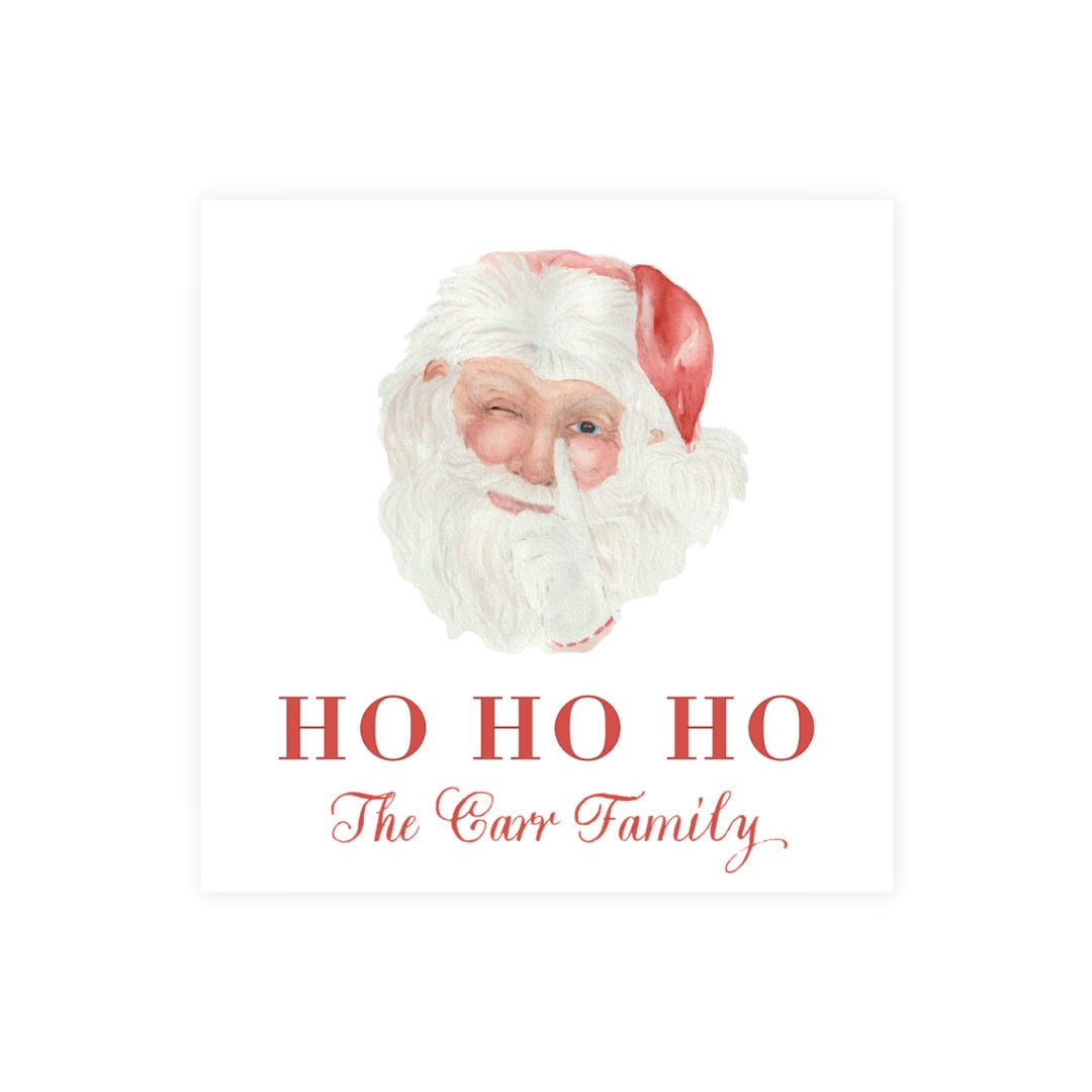 Santa Claus Gift Tags Holiday Custom Personalized Gift Tags - Etsy