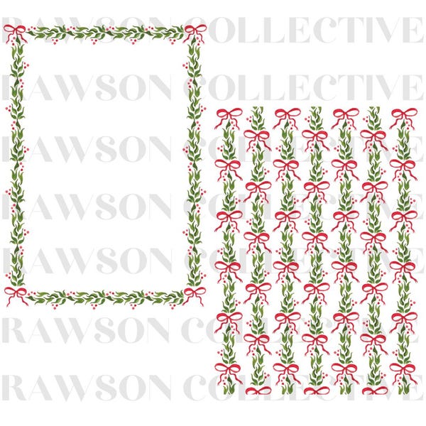 12 Days of Christmas Crest and Pattern Set - Etsy Canada