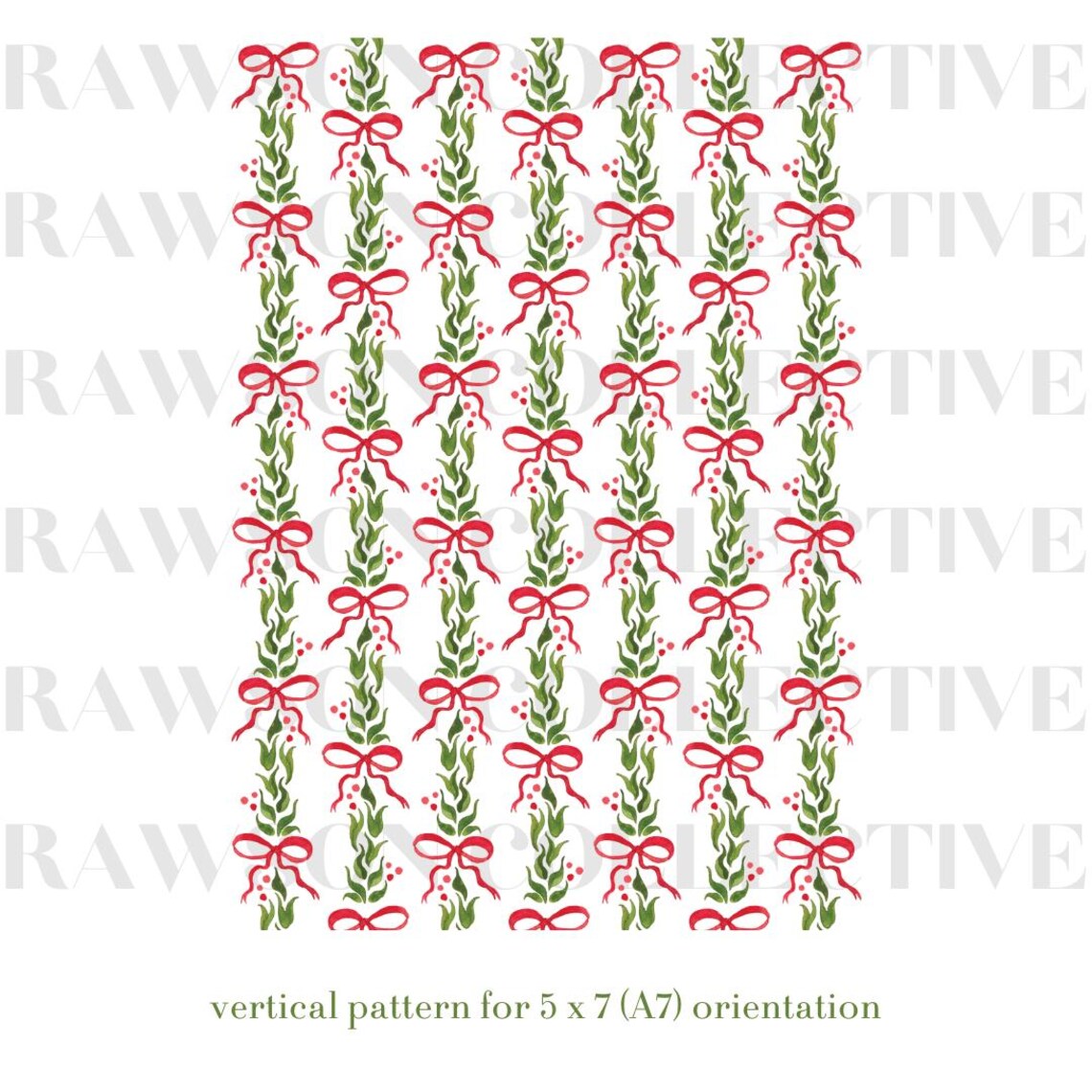 Watercolor Christmas PNG Clipart, Hand Painted Holiday Clipart, Red ...