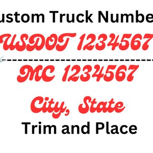 Custom Logo for Trucking Company Decal, Personalized Logo for ...