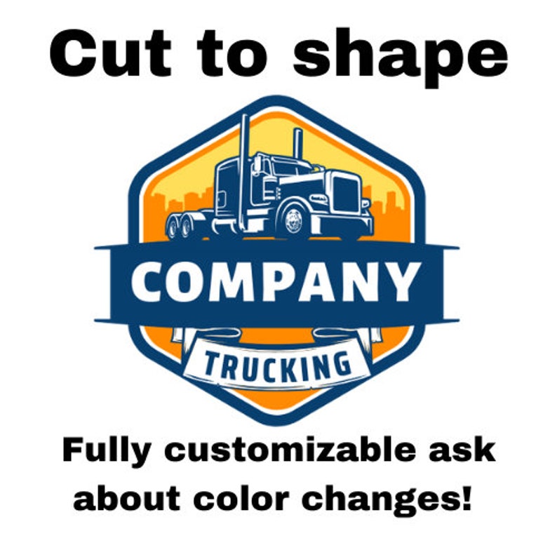 Custom Logo for Trucking Company Decal, Personalized Logo for ...