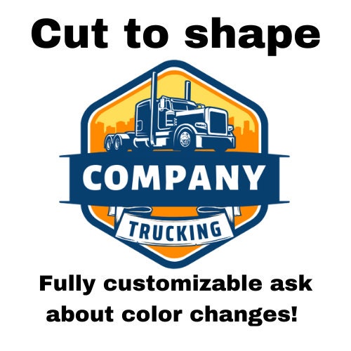 Custom Logo for Trucking Company Decal, Personalized Logo for ...